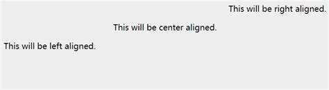 Css 对齐 Text Align 属性极客教程