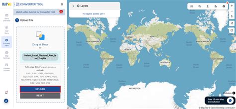 How To Convert Sqlite To Mid Format Online Gis Converter Tool Step By