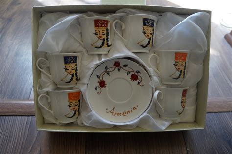 Armenian Coffee Cups Set Armenian Taraz Cups Armenian Style Coffee
