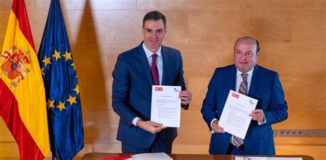 España Pedro Sánchez Terminó De Cerrar Los Acuerdos Para Su