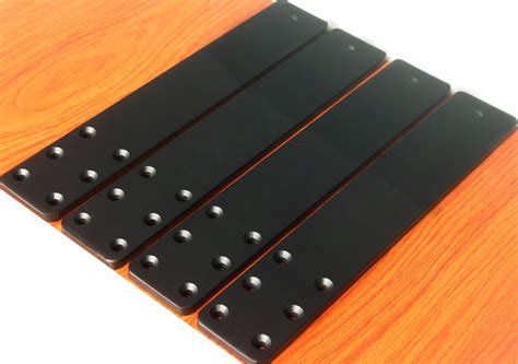 4 Pack L14 X W 2 5 10mm Thick Hidden Countertop Support Brackets Straight Steel Countertop