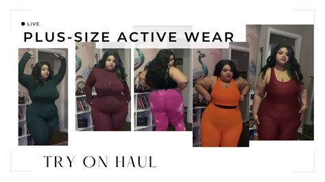 Plus Size Active Wear Plus Size Gym Outfits Try On Haul Youtube