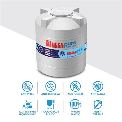 Sintex Pure Antimicrobial 5000 L Water Tank At ₹ 56100piece Sintex