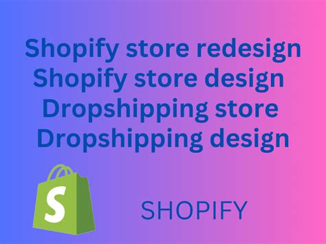 A Well Design And Redesign For Shopify Dropshipping Store Upwork