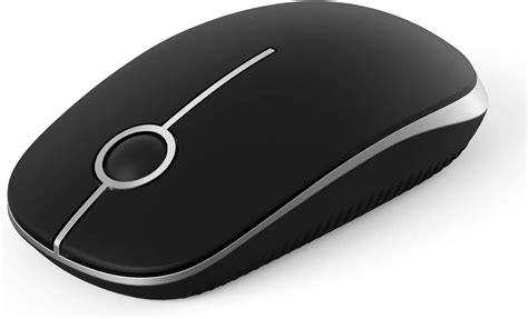 Ratón Inalámbrico Silencioso Mouse De Viaje Delgado De 24 G Con