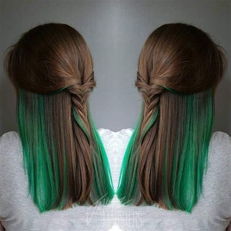 Green Hair Dye Dark Green Hair Green Hair Colors Dye My Hair Purple