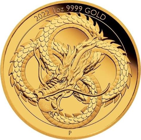 Gold Coin With Dragon