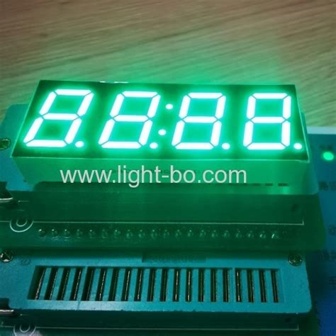 Four Digit 0 56 Inch 14 2mm Common Anode Ultra Bright Amber 14 Pins 7 Segment LED Display