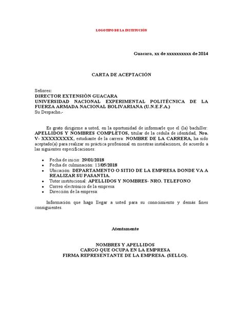 cpp 005 carta de aceptacion modelo referencia pdf