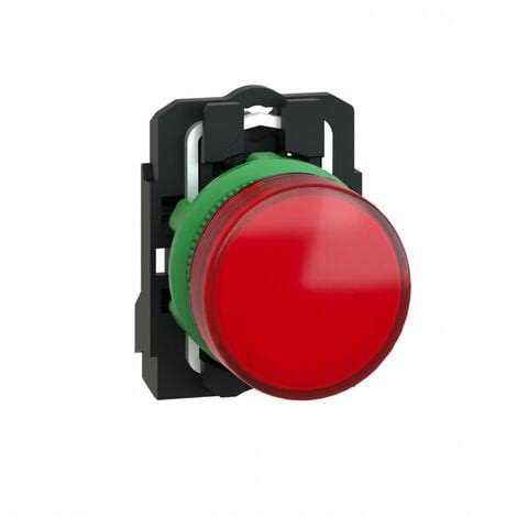 Harmony XB5 voyant lumineux DEL diam 22 rouge 120V vis étrier SCHNEIDER XB5AVG4