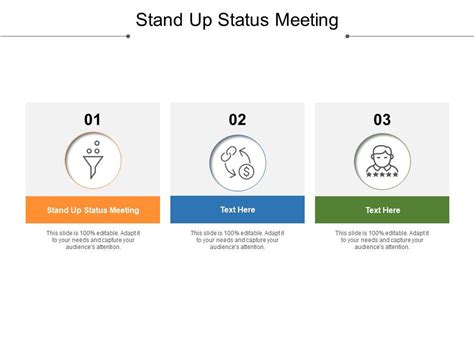 Stand Up Status Meeting Ppt Powerpoint Presentation Infographics