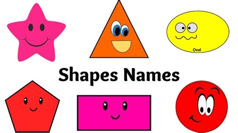 Shapes Names Learn The Names Of Different Shapes With Pictures