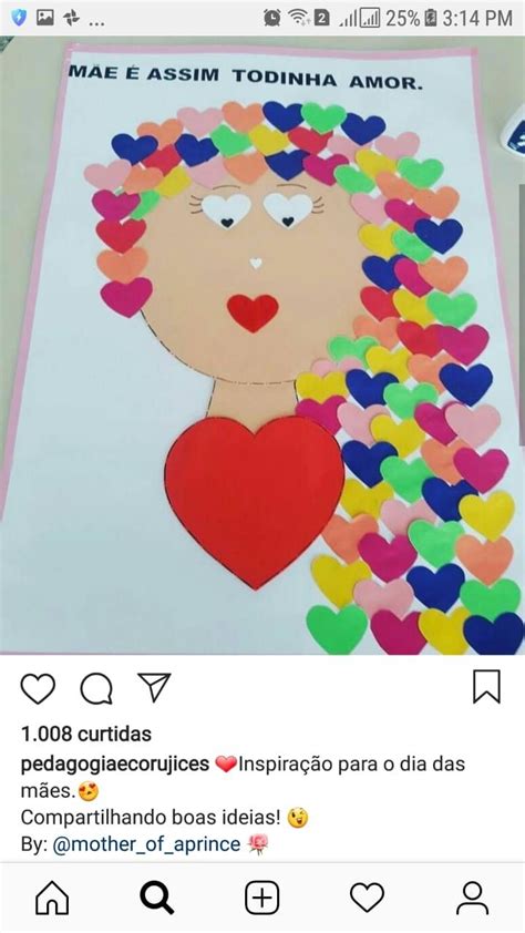 Pin by Carla Amaral on Dia das mães Mother s day projects Art