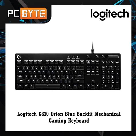 Logitech G Orion Blue Backlit Mechanical Gaming Keyboard Shopee Malaysia