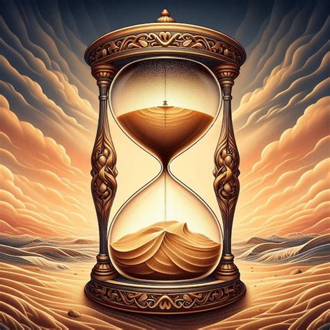 Premium Ai Image Beautiful Hourglass With The Sand In It Magical