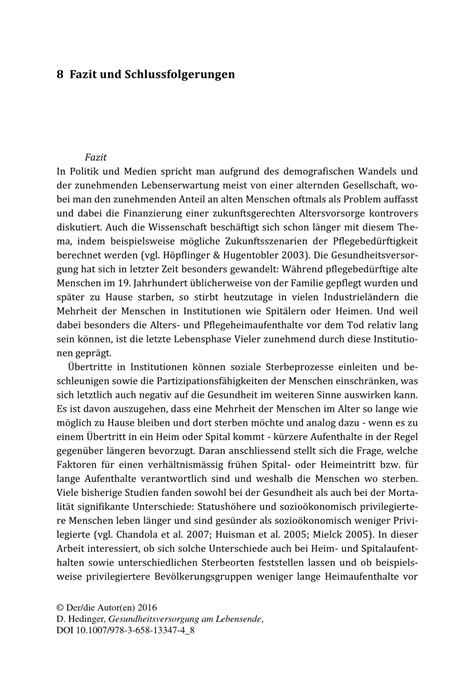 PDF Fazit Und Schlussfolgerungen
