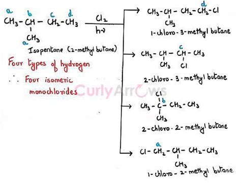 Clzhv Find Out Number Of Monochlorinated Products Including Stereoisomers Which Are Possible In