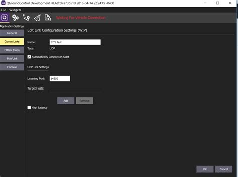Recent Qgc Dailies Udp Connection List Not Always Shown · Issue 6356