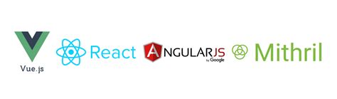 Vuejs Angular React Mithriljs Github Love And Native Mobile Apps