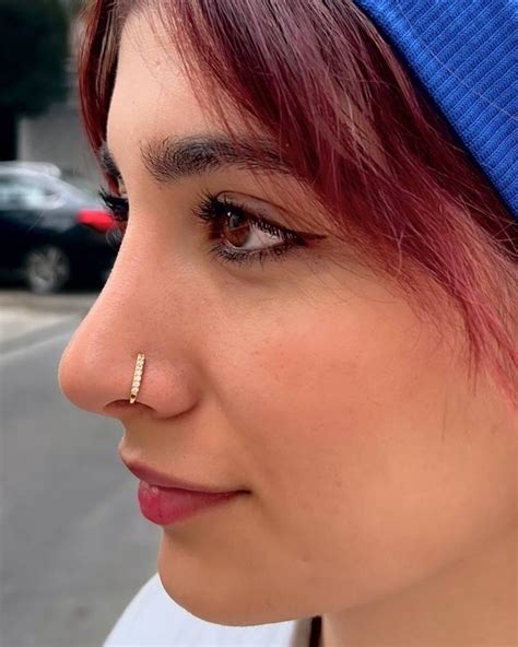 گالری نور پیرسینگ فیک بینی بدون نیاز به سوراخ خطی