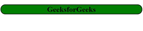 CSS Borders GeeksforGeeks