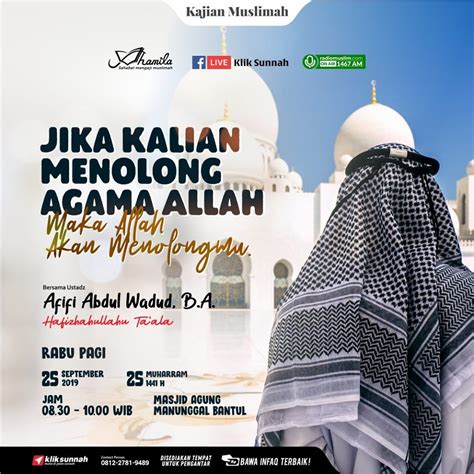 Kajian Muslimah Jika Kalian Menolong Agama Allah Maka Allah Akan
