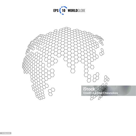 向量3d 世界地球儀向量圖形及更多世界地圖圖片 世界地圖 互聯網 低面數建模 Istock