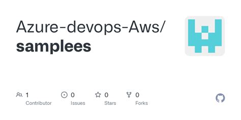 Github Azure Devops Aws Samplees