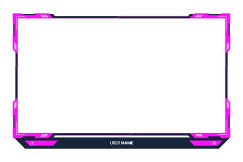 Futuristic Gaming Screen Interface Decoration With Girly Pink Color