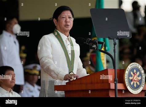 Philippine President Ferdinand Marcos Jr Talks At The Th Founding Anniversary Of The