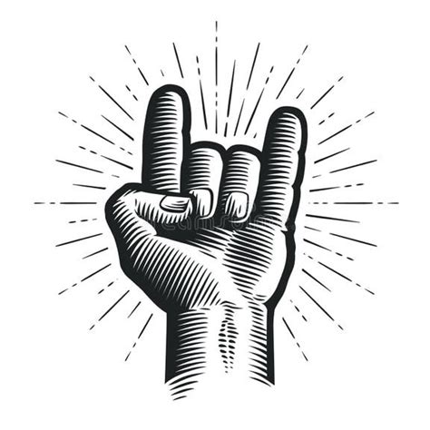 Devil Horns Hand Sign Stock Illustrations 861 Devil Horns Hand Sign