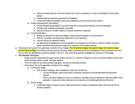 Econ Text Notes 5 Econ Text Notes 5 Weed Out Ideas That Do Not Fit