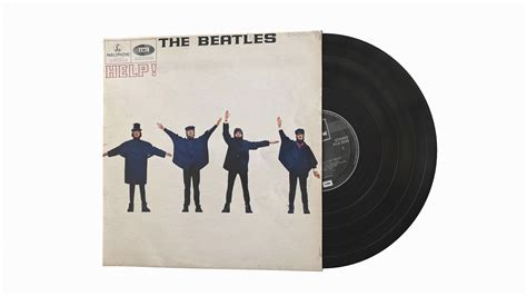 3d The Beatles Vinyl Album Cover Turbosquid 1978376