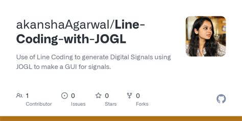 github akanshaagarwal line coding with jogl use of line coding to