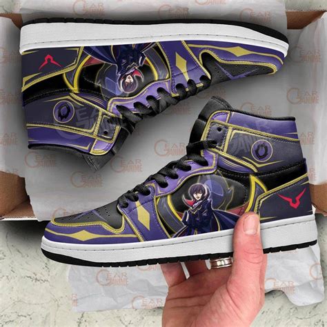Lelouch Lamperouge Sneakers Code Geass Anime Shoes Custom Jdh1096