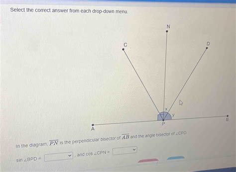 Solved Select The Correct Answer From Each Drop Down Menu In The