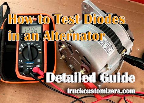 Toyota Alternator Diode Test At Robin Clark Blog