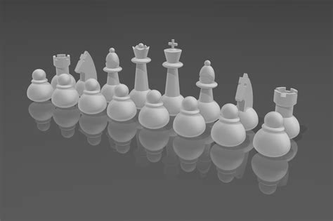 Free Stl File Roly Poly Classic Shaped Chees Set ♟️ ・3d Print Design To Download・cults