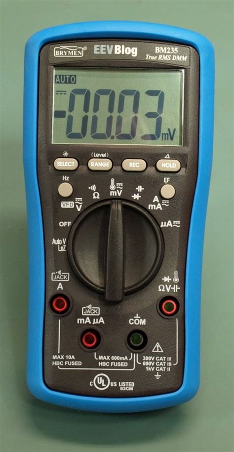 EEVblog Brymen BM235 True RMS – with probes – Simon's Electronic's