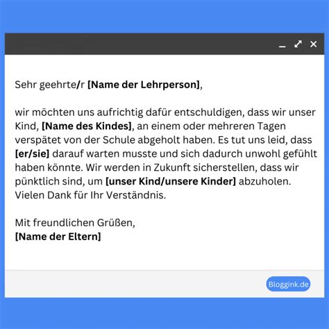 Entschuldigung für Schule Vorlage und Beispiele Kostenlos