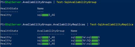 Powershell How To Health Check 2 Ags On One Server Microsoft Qanda