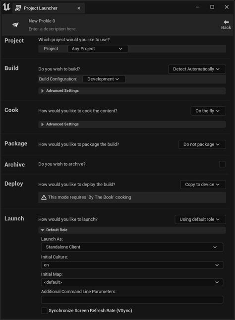 Build Operations Cooking Packaging Deploying And Running Projects In Unreal Engine Unreal