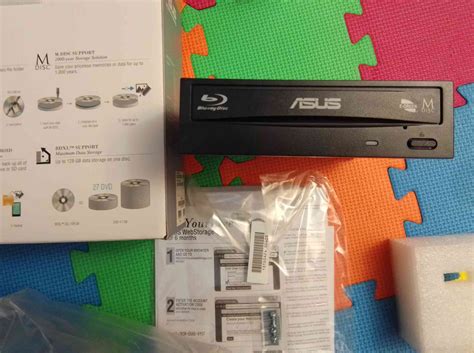 Привод Blu-Ray Asus BC-12D2HT, внутренний, SATA, черный, Ret BC-12D2HT ...