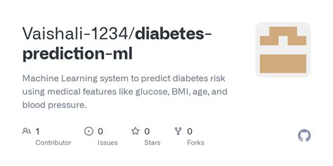 Github Vaishali 1234diabetes Prediction Ml Machine Learning System