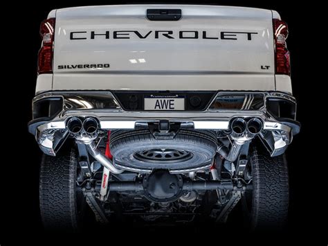 Awe Tuning 4th Gen Gm 1500 53l 0fg Catback Split Rear Exit W Bumper