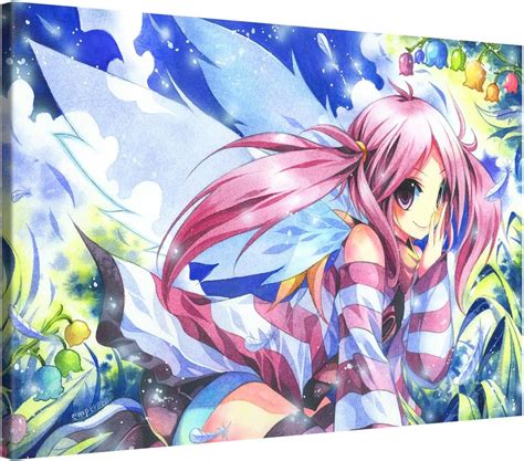 Large Anime Canvas Print Wall Art By Emperpep Winged