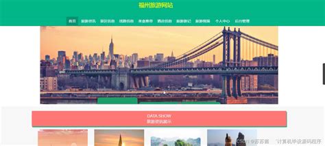 node vue毕设福州旅游网站（程序 mysql express） 福州旅游网站web设计 csdn博客