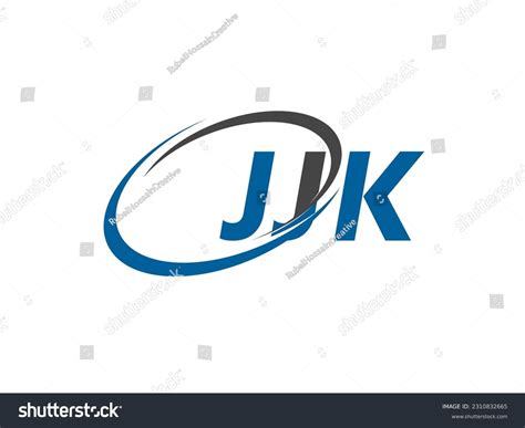 Jjk Letter Creative Modern Elegant Swoosh Stock Vector Royalty Free