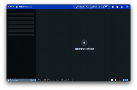 Docker Engine Stoppedってなった時の対処法
