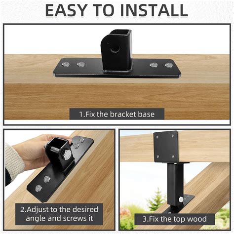 Roof Riser Brackets 3 Pack 304 Heavy Duty Pergola Philippines Ubuy